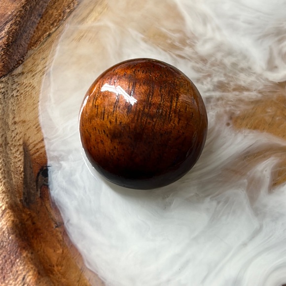 Hand Crafted | Jewelry | Handcarved Koa Wood Brooch | Poshmark